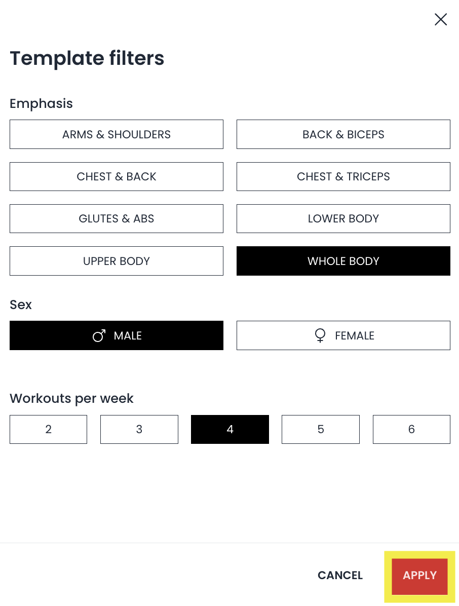 Where to start? – RP Hypertrophy App Help