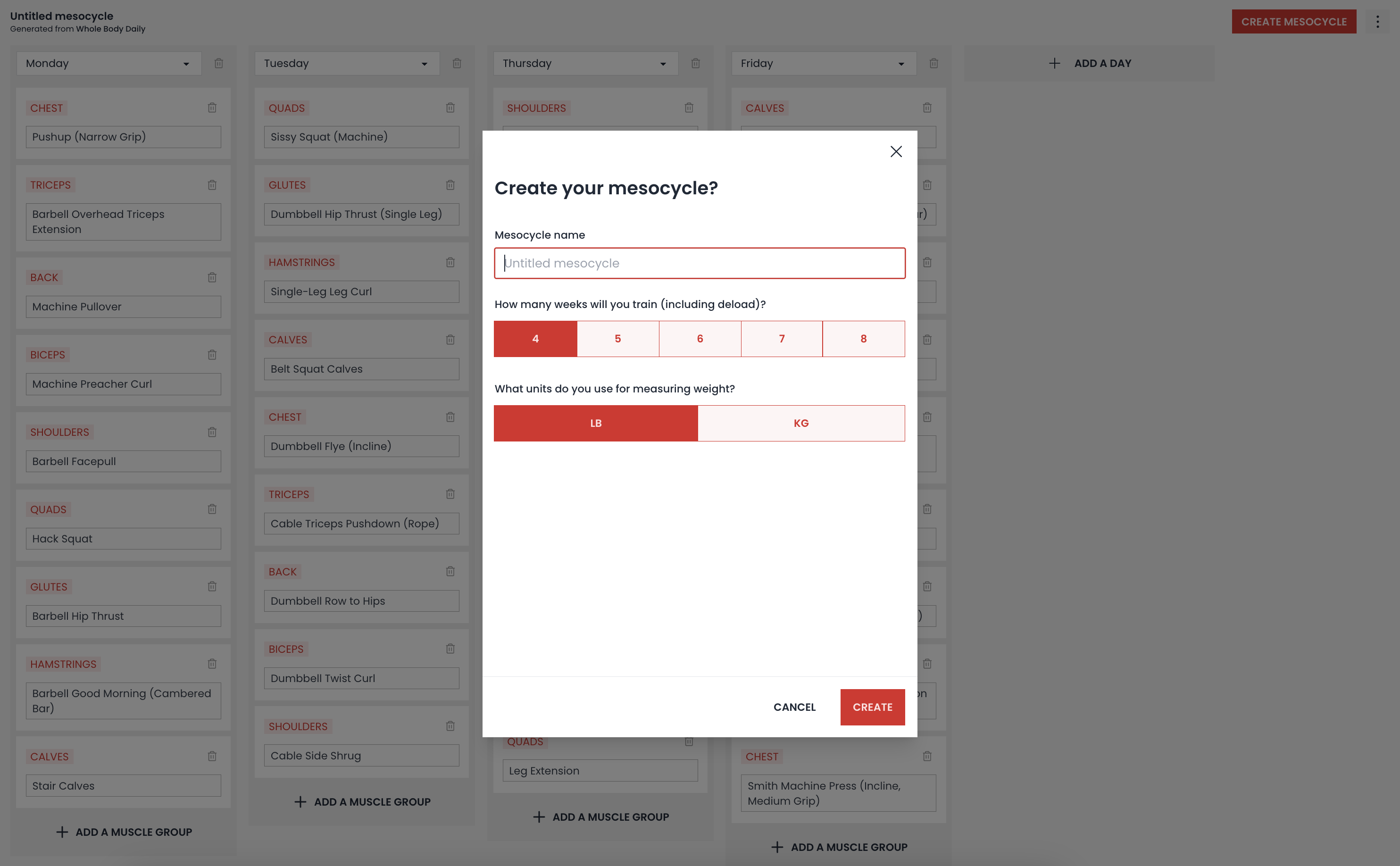 Where to start? – RP Hypertrophy App Help